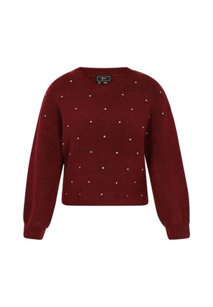 Faina Pullover Frauen Weinrot