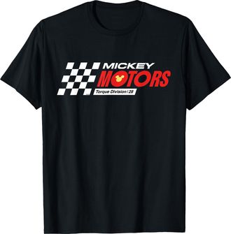Disney Racing Mickey Motors Torque Division 28 Badge Logo T-Shirt