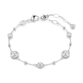Swarovski Silbernes Kristallarmband- Stilvolles Accessoire - - Accessories - Damen - Grau - ONE SIZE