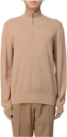HUGO BOSS Homme, Pulls, Beige, Taille: 2XL Pull Over Demi-Zip