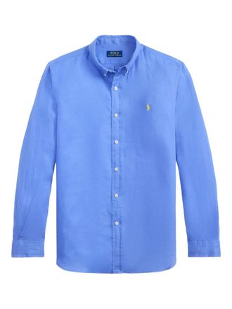 Polo Ralph Lauren Lang&auml;rmeliges Hemd - Blau