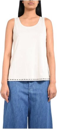 Max Mara Femme, Tops, Beige, Taille: 42 FR D&eacute;bardeurs