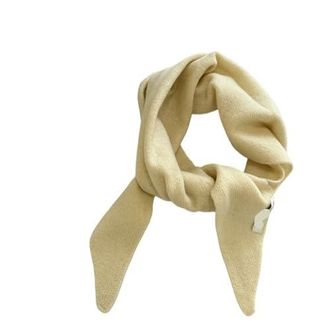 Generic &Eacute;charpe triangulaire en tricot - Ch&acirc;le chaud avec pompons pour lhiver, Couleur 5, 38cmX110cm