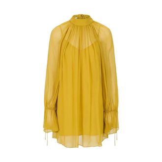 Staud Staud, Femme, Robes, Jaune, Taille: 38 FR Roux Dress