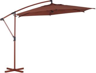 Hesperide Parasol d&eacute;port&eacute; rond Manoa 3m acajou - Hesp&eacute;ride