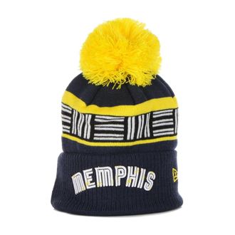 New Era NBA City Pom Pom Beanie Hat - - Accessories - Herren - Schwarzk - ONE SIZE