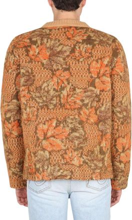 ERL Jacquard Choker Jacket - Gold
