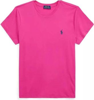 Polo Ralph Lauren Femme, Tops, Rose, Taille: 40 FR T-shirt ras du cou Classic Fit