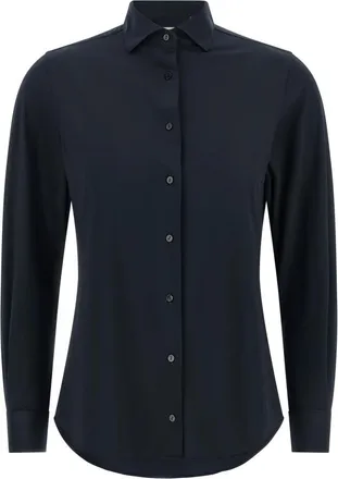 Xacus Femme, Blouses et Chemises, Bleu, Taille: 36 FR Pina Shirt