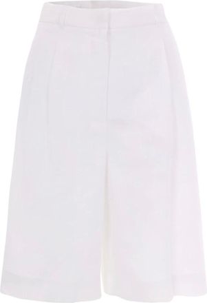 Max Mara Femme, Shorts, Blanc, Taille: 38 FR Caravan Bermuda