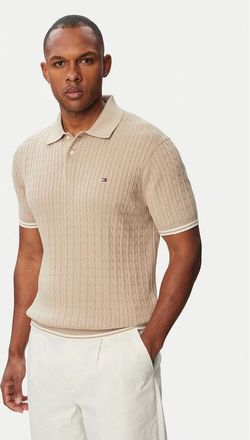 Tommy Hilfiger Poloshirt MW0MW40701 Hellbeige Regular Fit