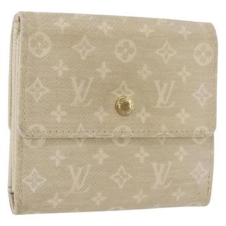 Louis Vuitton Pre-owned Monogram Mini Canvas Geldb&ouml;rse - - Pre-owned - Damen - Beige - ONE SIZE