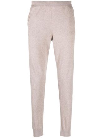 Corneliani pantalon de jogging skinny en maille - Tons neutres