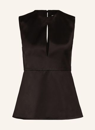 Jil Sander Top Mit Cut-Outs schwarz