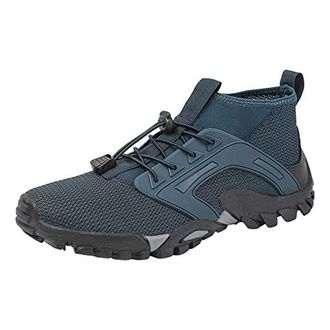 Generic Baskets larges pour homme, chaussures de randonn&eacute;e l&eacute;g&egrave;res &agrave; lacets, chaussures de sport &agrave; s&eacute;chage rapide, antid&eacute;rapantes, respirantes et d&eacute;contract&eacute;e