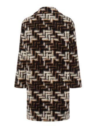 Brax Kurzjacke bunt,Casual,Polyester,Hahnentritt,Reverskragen,Lang,Regular Fit