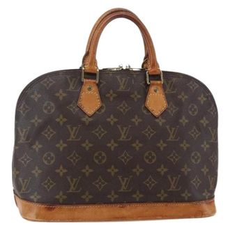 Louis Vuitton Sac &agrave; main vintage en toile Pre-owned - Femme - Pre-owned - Brun - Taille: ONE Size
