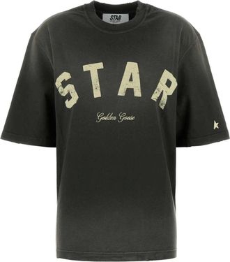 Golden Goose Femme, Tops, Gris, Taille: 38 FR Star Relaxed Fit T-Shirt