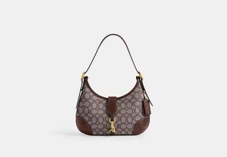 Coach Hamptons Hobo-Tasche Aus Signature-Jacquard