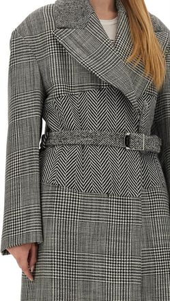 Tom Ford Virgin Wool Patchwork Coat - Multicolor