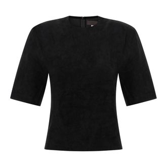 Stouls Luv Kurzarm-T-Shirt - - Blouses & Shirts - Damen - Schwarzk - XS