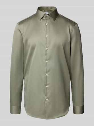 Jake*s Slim Fit Business-Hemd mit Kentkragen