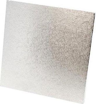 Tala Quadratische Kuchenplatte 30cm/12, Ultra Robust mit 12mm Dicke, Silberfolienbasis, Ideal für Schwere Kuchen