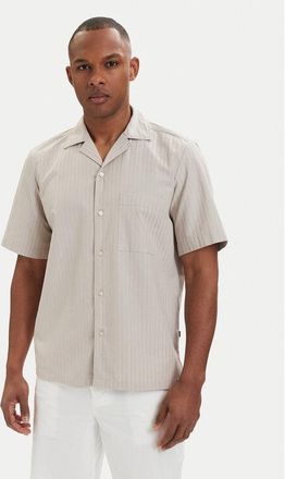 HUGO BOSS Hemd Rayer 50559321 Hellbeige Regular Fit