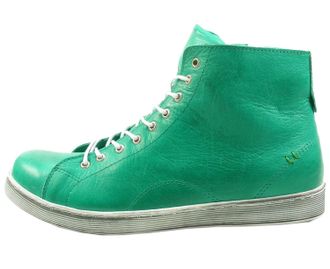 Andrea Conti Damen High-Top Sneaker 0341500 Schnür-Boots, Größe:38 EU, Farbe:Grün