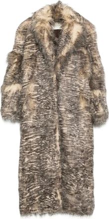 Entire studios manteau Coco à imprimé tigre - Tons neutres