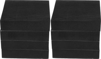 Hemobllo Selbstklebende Eva Schaumstoffmatten 8 St&uuml;ck 10X10X2cm rutschfest f&uuml;r M&ouml;bel und B&uuml;ro Vibrationsd&auml;mpfende Isolierplatten