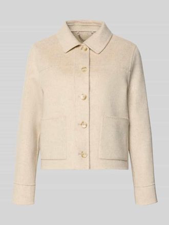 Milano Jacke aus Lanawolle mit aufgesetzten Taschen