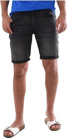 Schott NYC Schott Nyc, Homme, Shorts, Noir, Taille: S Bermuda Denim Stretch
