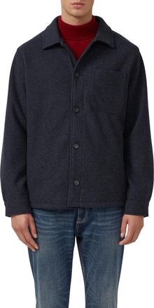 s.Oliver Softes Overshirt in Wolloptik