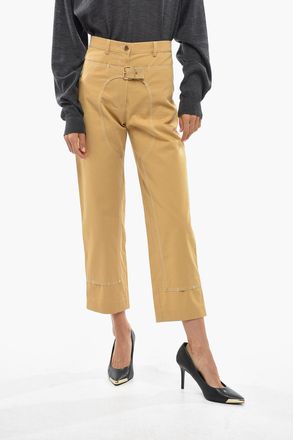 Stella McCartney Hose aus Baumwolle WORKWEAR mit sichtbaren N&auml;hten Stella McCartney