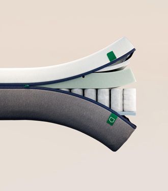 Tediber Matelas hybride 120x190 cm - Ressorts ensach&eacute;s et mousses - 27 cm d&eacute;paisseur - Respirant et accueillant - Garantie 10 ans - Tediber