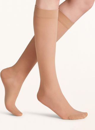 Falke Fein-Kniestr&uuml;mpfe Energize Knee-High 30 Den beige