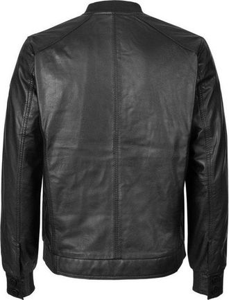 Bugatti Lederjacke Zagreb Herren Bomberjacke, Freizeitjacke, Blazer, Pufferjacke, &Uuml;bergangsjacke