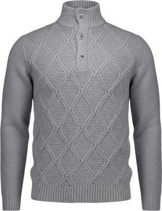 Gentiluomo Turtle LS - Homme - Pulls - Gris - Taille: XL