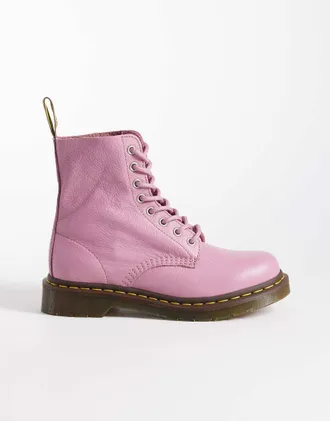 Dr. Martens Dr. Martens - Pascal 1460 - Bottes &agrave; 8 paires doeillets - Vieux rose