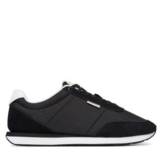 Calvin Klein Sneakers Calvin Klein Retro Runner Ripstop Aop Ny HM0HM02140 Schwarz