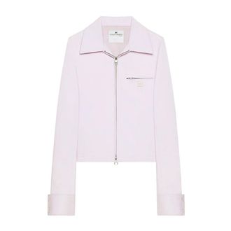 Courr&egrave;ges Jacke mit Zwei-Wege-Rei&szlig;verschluss - - Jackets - Damen - Rosa - M