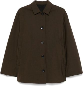 Philosophy di Lorenzo Serafini Femme, Vestes, Brun, Taille: 38 FR Veste Rembourr&eacute;e