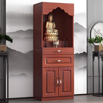 Generic Buddhistischer Hausaltar, Schreintisch, pers&ouml;nlicher Buddha-Schrank, chinesischer Meditationstisch mit Schublade, antike Opfertische f&uuml;r Tempel und Pr
