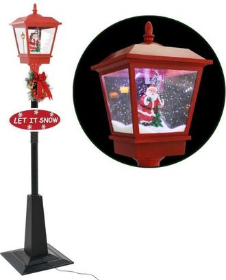 vidaXL Weihnachts-Stra&szlig;enlampe mit Weihnachtsmann 180 cm LED vidaXL