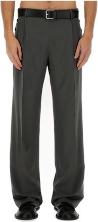 Moschino Homme, Pantalons, Gris, Taille: L Tailored Twist