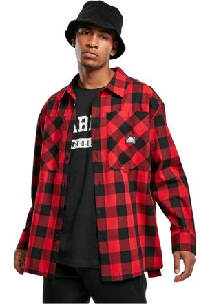 Southpole Herren Check Flannel Shirt red, XL