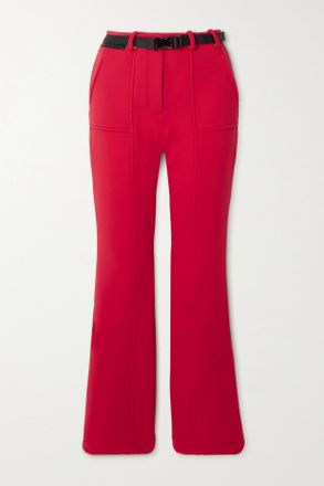 Erin Snow Pantalon De Ski Bootcut En Tissu Technique À Ceinture Zola - Rouge