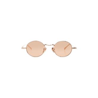 Chlo&eacute; Runde Metallsonnenbrille - - Accessories - Damen - Gelb - ONE SIZE