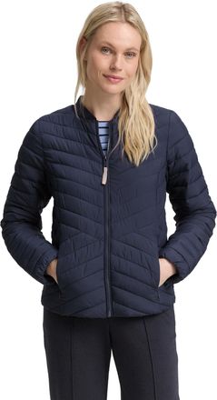 Tom Tailor Damen 1046591 Steppjacke mit Bomberkragen, 10668-Sky Captain Blue, XXL